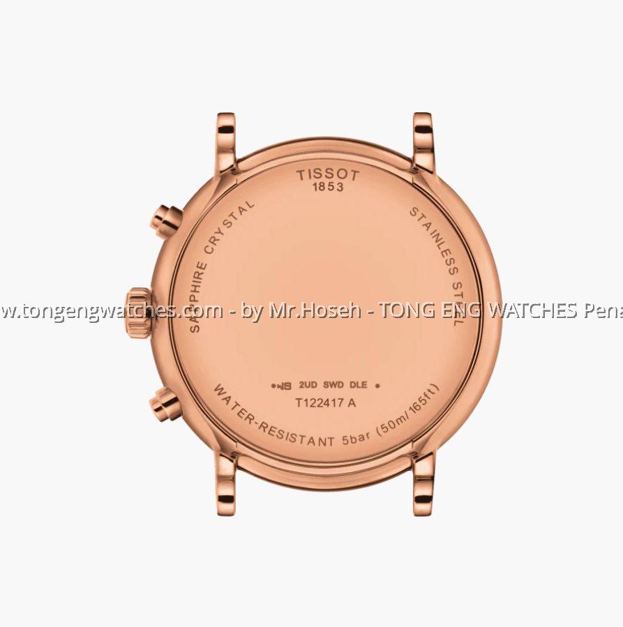 TISSOT CARSON PREMIUM CHRONOGRAPH T122.417.36.033.00 T1224173603300