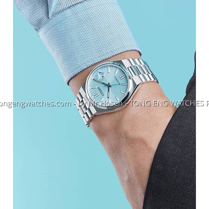 Citizen Mechanical Automatic Gents Tsuyosa Ice Blue Tiffany Dial NJ0151-88M