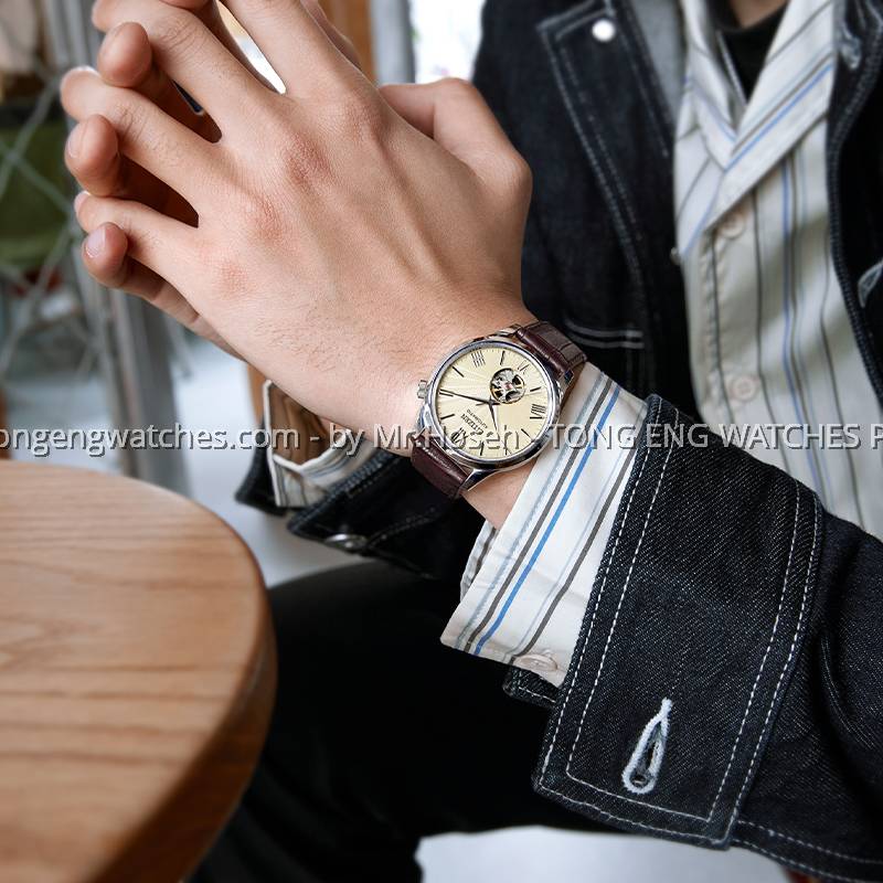 Citizen Open Heart Mechanical Men Watch NH9130-17A