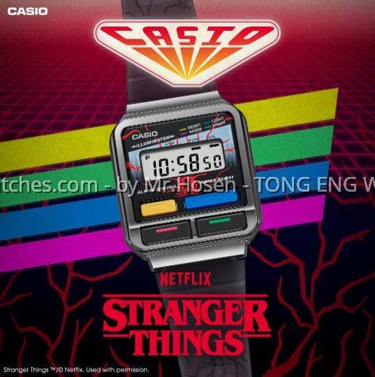 Casio X Stranger Things Vintage Digital Watch A120WEST-1A