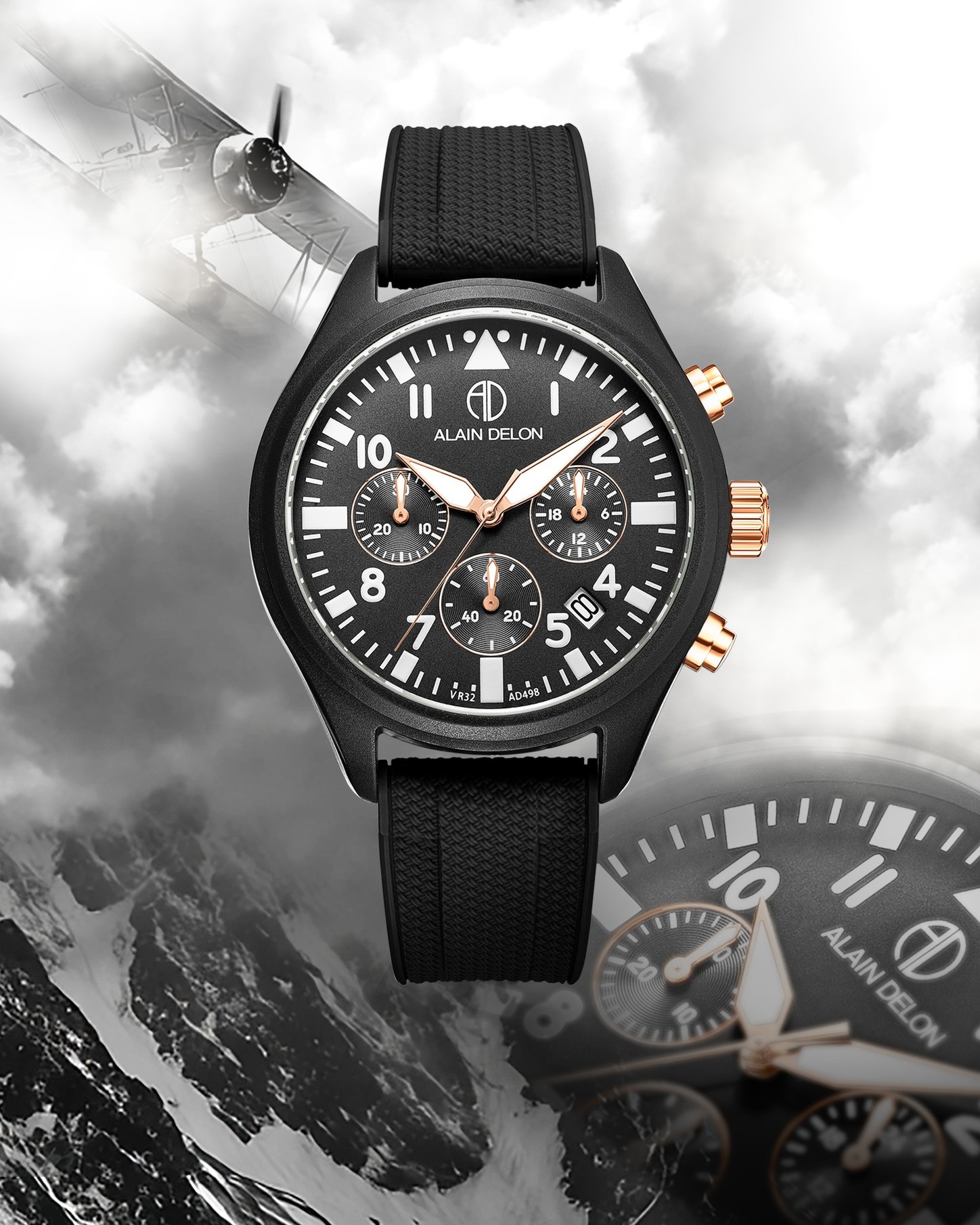 Alain Delon Men Chronograph AD498-1932C